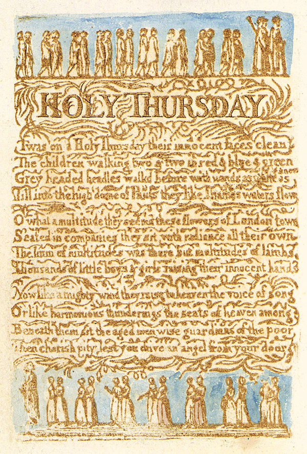 Blake’s “Holy Thursday” and “The Martyrdom of St. Paul’s”